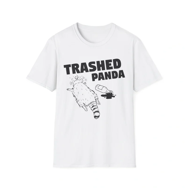 Trashed Panda Shirt - Official Hanover Drunk Raccoon Viral Tee - AshBubble